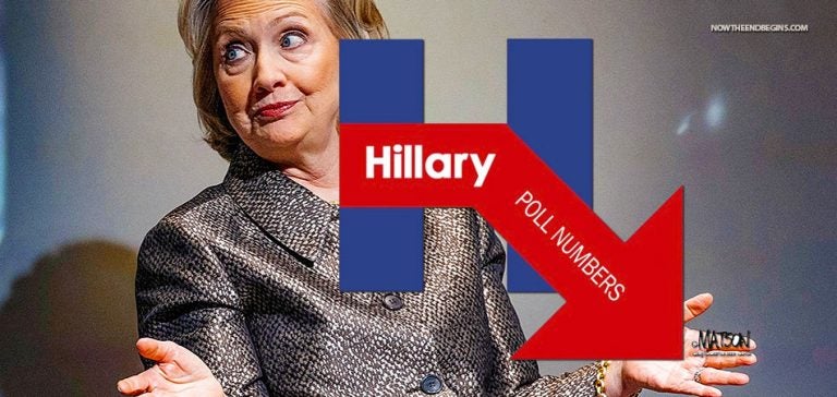 Lights Begin To Dim For Dems As They Watch Hillary Poll Numbers Worsen ...