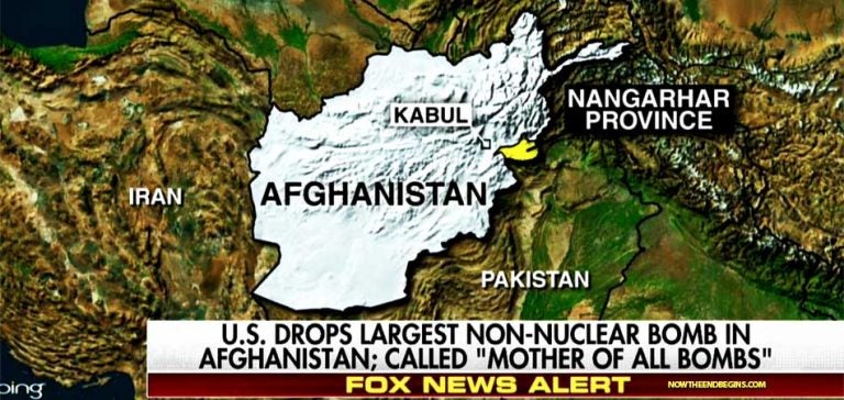 TRUMPED: US Drops Largest Non-Nuclear MOAB Bomb In Human History On ...