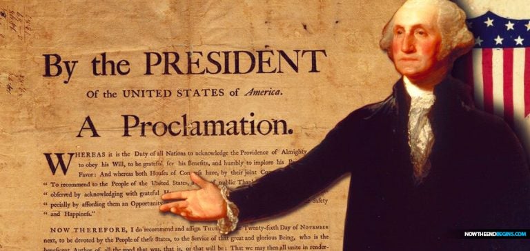 George Washington's Thanksgiving Proclamation of 1789 Giving Thanks To ...