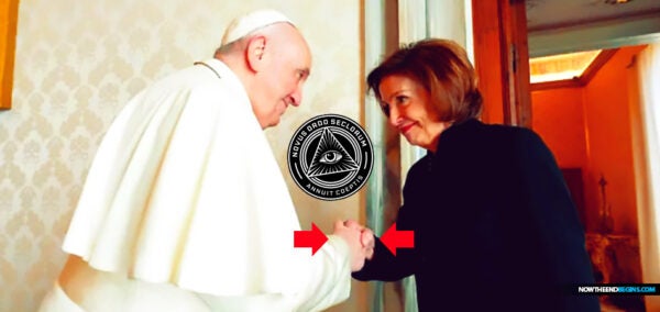 Pope Francis Greets Abortionist Nancy Pelosi With Masonic Handshake For ...