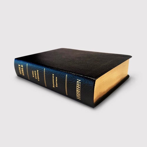KJV Compact Large Print Reference Bible, Bonded Leather Black • Now The ...