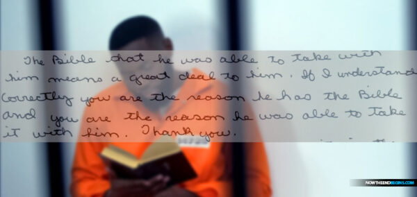 Prisoner Released From Jail Tightly Holding His Ruckman Reference King ...