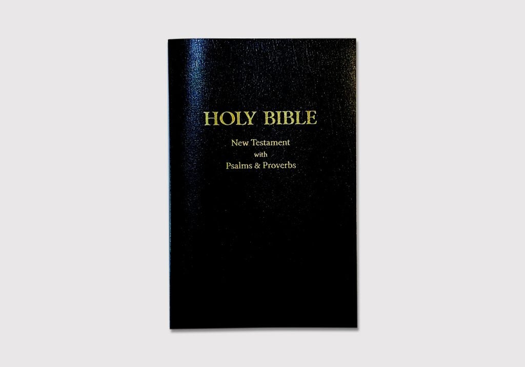 The Holy Bible New Testament with Psalms & Proverbs (Large Print) • Now ...
