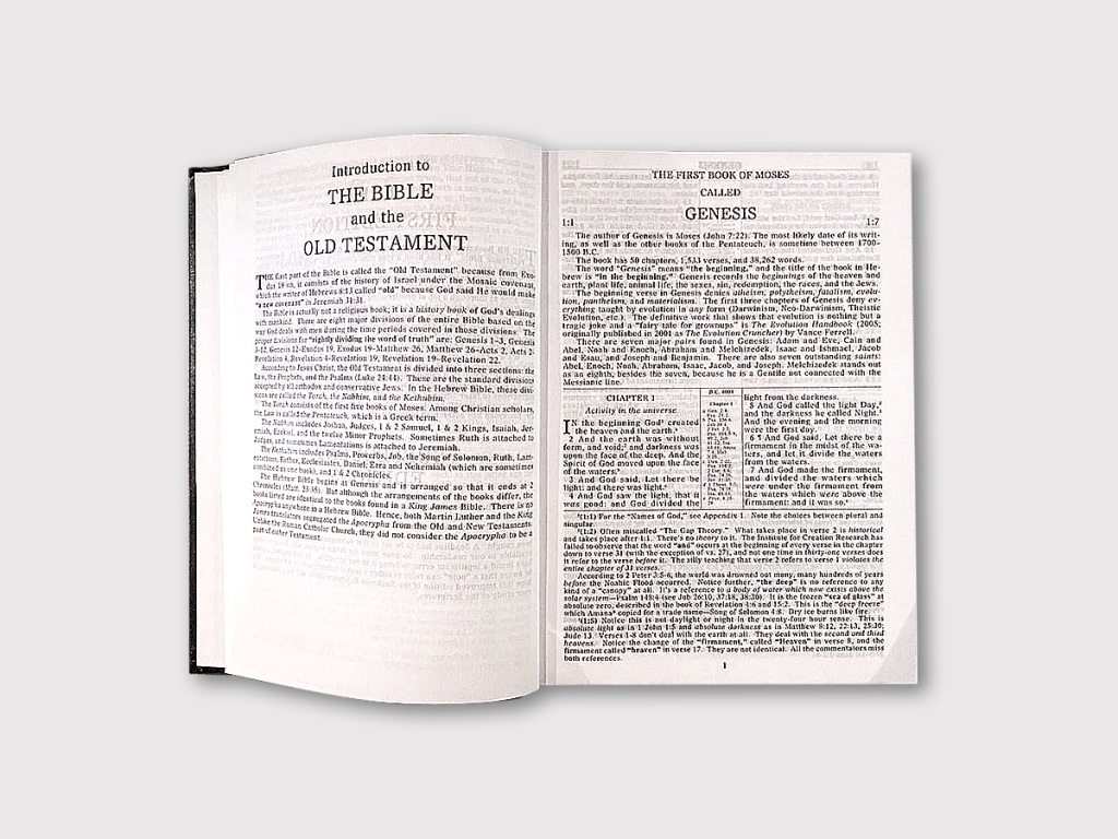 Large Print Hardcover Ruckman Reference Bible • Now The End Begins