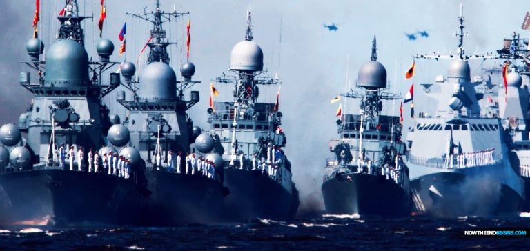 Fleet Of Russian Naval Warships Enter Bab al-Mandab Strait Into The Red ...