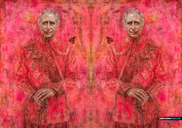 Newly-Unveiled Portrait Of King Charles III Swimming In A ‘Sea Of Blood ...