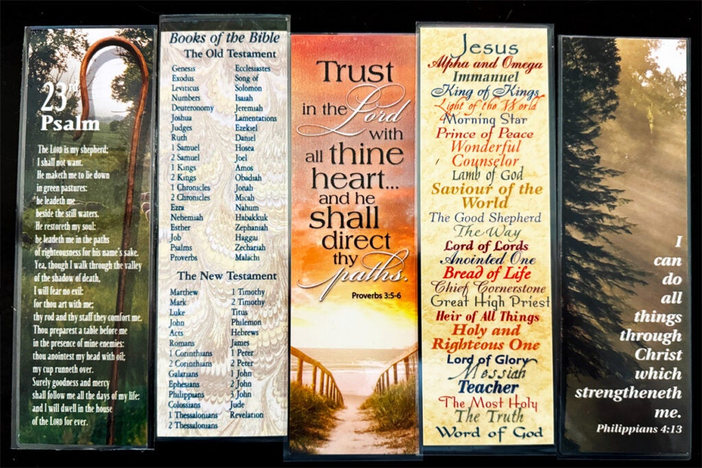 Laminated Scripture Bookmarks KJV 5-Pack • Now The End Begins