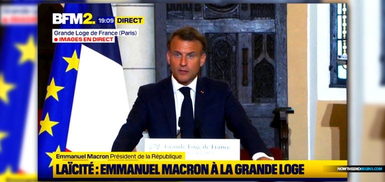 Emmanuel Macron Speaks At The Grand Lodge Of Freemasonry In Paris ...