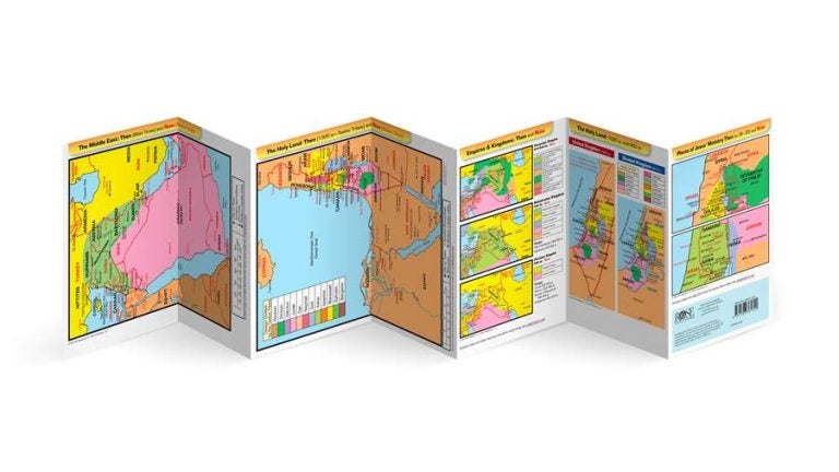 Then & Now Bible Maps Pamphlet - Rose Publishing • Now The End Begins