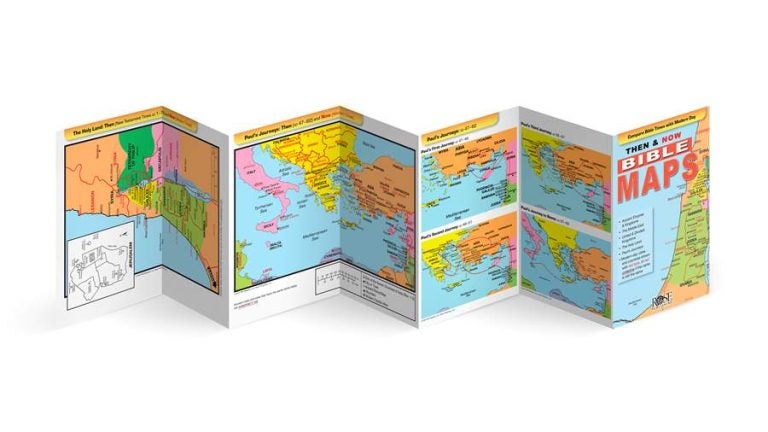 Then & Now Bible Maps Pamphlet - Rose Publishing • Now The End Begins