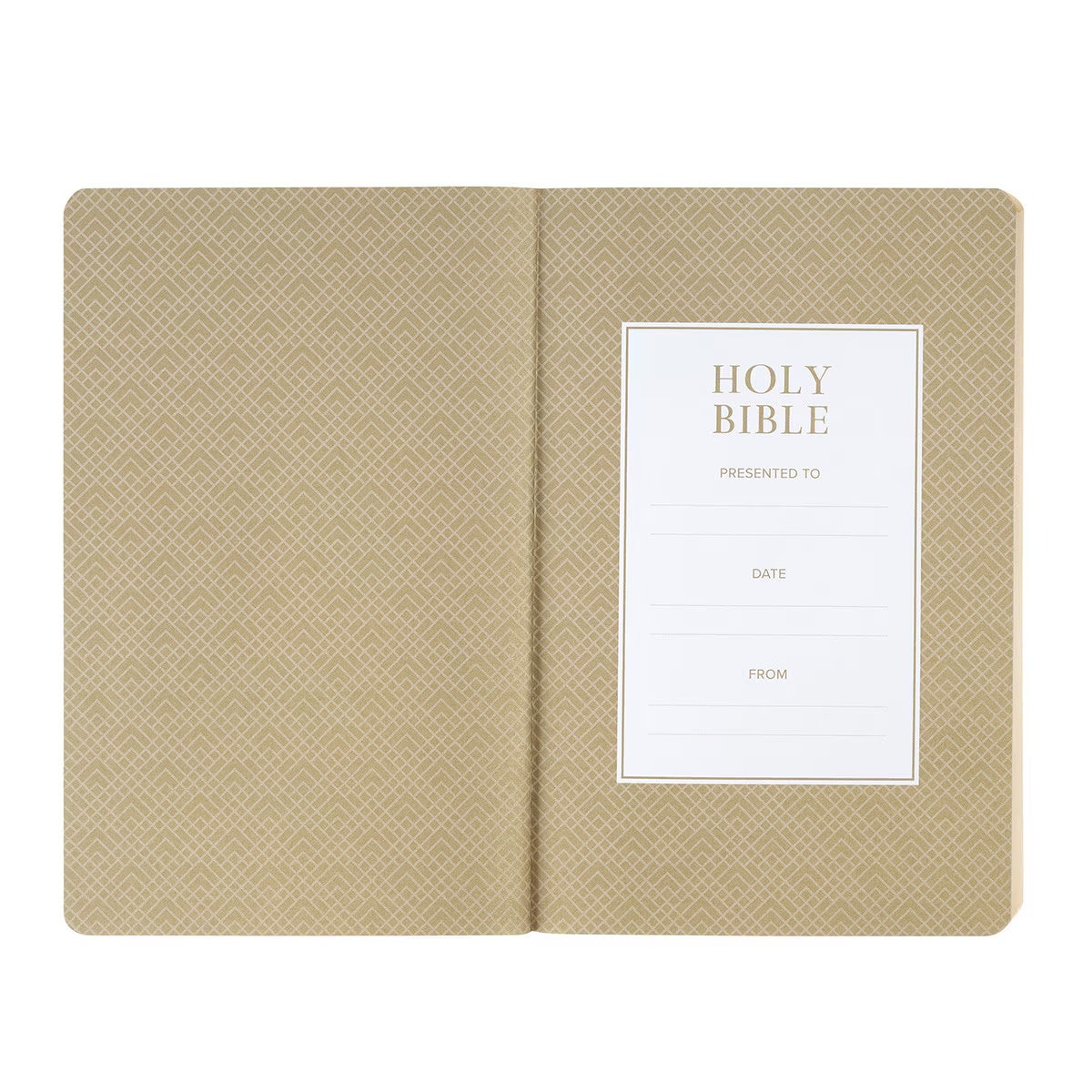 Chestnut Brown Faux Leather King James Version Gift Bible • Now The End ...
